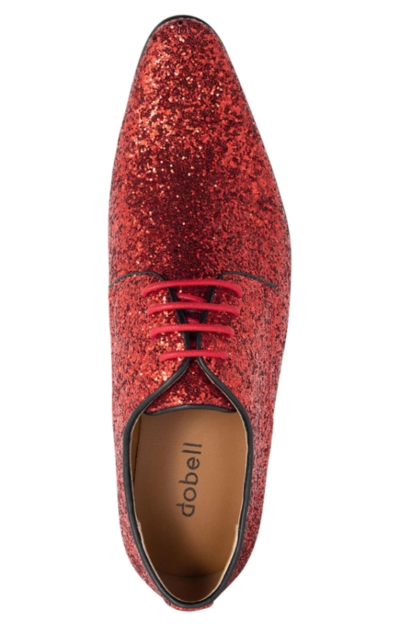 Dobell Röda Glitter Skor | Dobell
